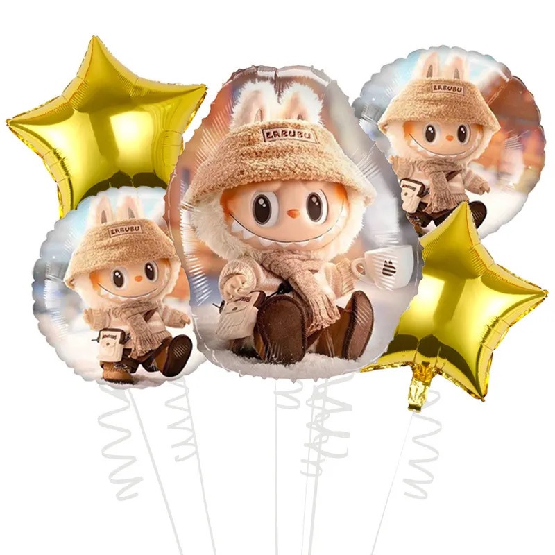 LABUBU - 5pc Set Aluminum Foil Balloon 3 Designs For Your Party ...