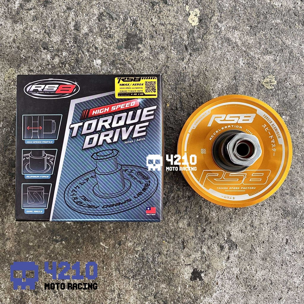 RS8 FORGED ALUMINUM TORQUE DRIVE for YAMAHA NMAX/AEROX (TARAGSIT ...