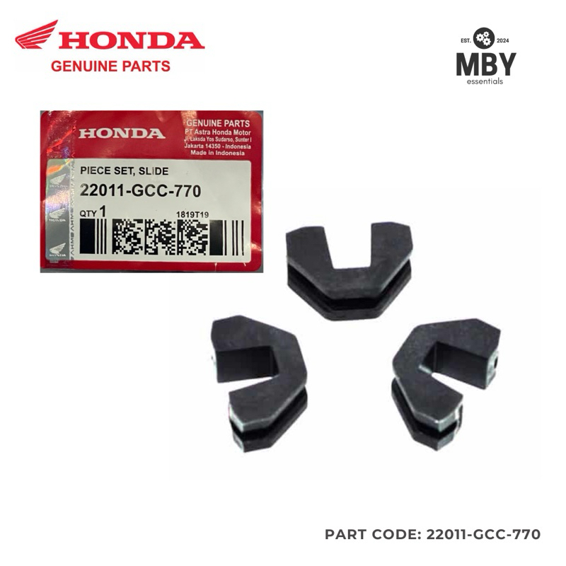 GENUINE SLIDER PIECE for Honda BEAT Fi V1,V2, V3 (3PCS) 1 SET HONDA ...
