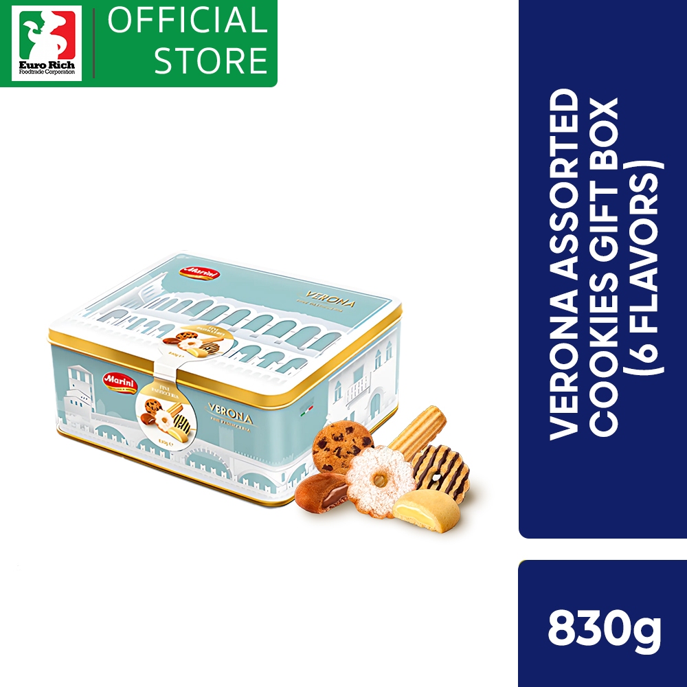 Marini Verona Assorted Cookies Gift Box (6 Flavors) 830g | Shopee ...