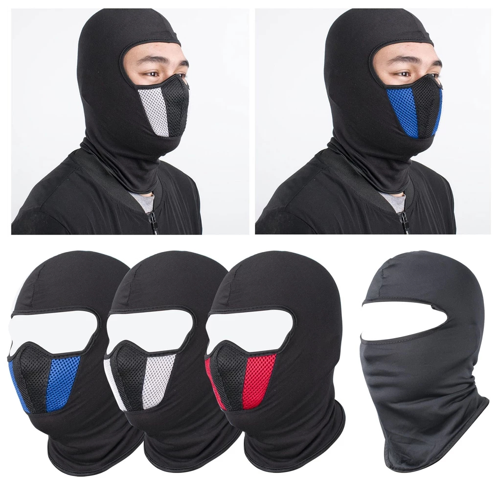 1pcs Motorcycle Full Face Mask Motorcycle Balaclava Sun Protection Full ...