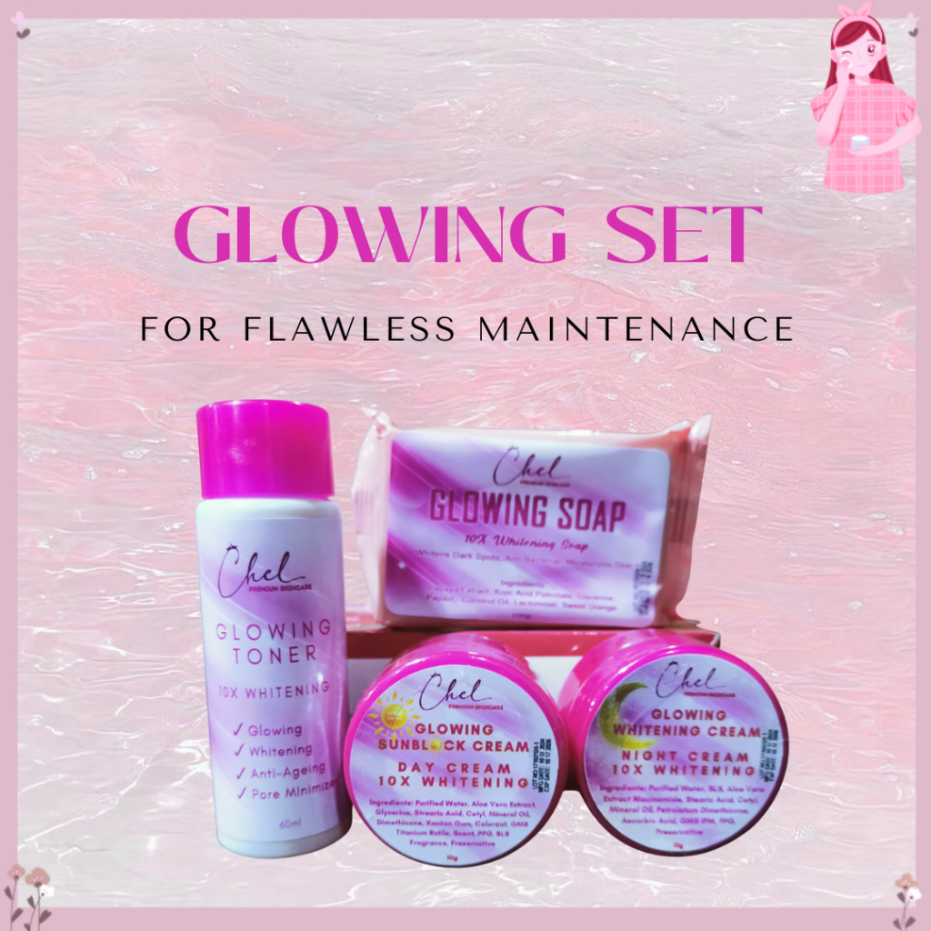 CHEL SKINCARE Glowing Set (DAVAO) | Shopee Philippines