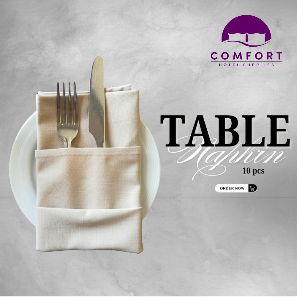 Comfort Hotel Supplies Luxury Table Napkins 10 pcs for Resort, Hotel ...