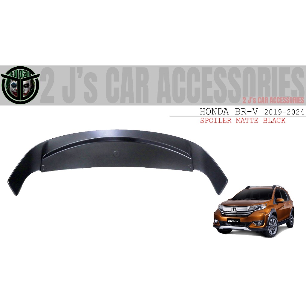 HONDA BR-V / BRV 2017 TO 2022 SPOILER / REAR SPOILER WING / MATTE BLACK ...