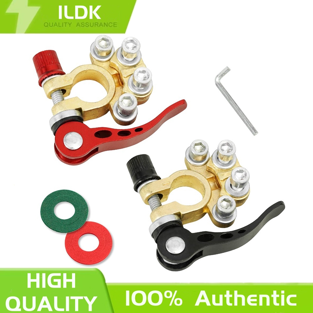 2Pcs Car Battery Terminal Connectors Quick Release Disconnect Car ...