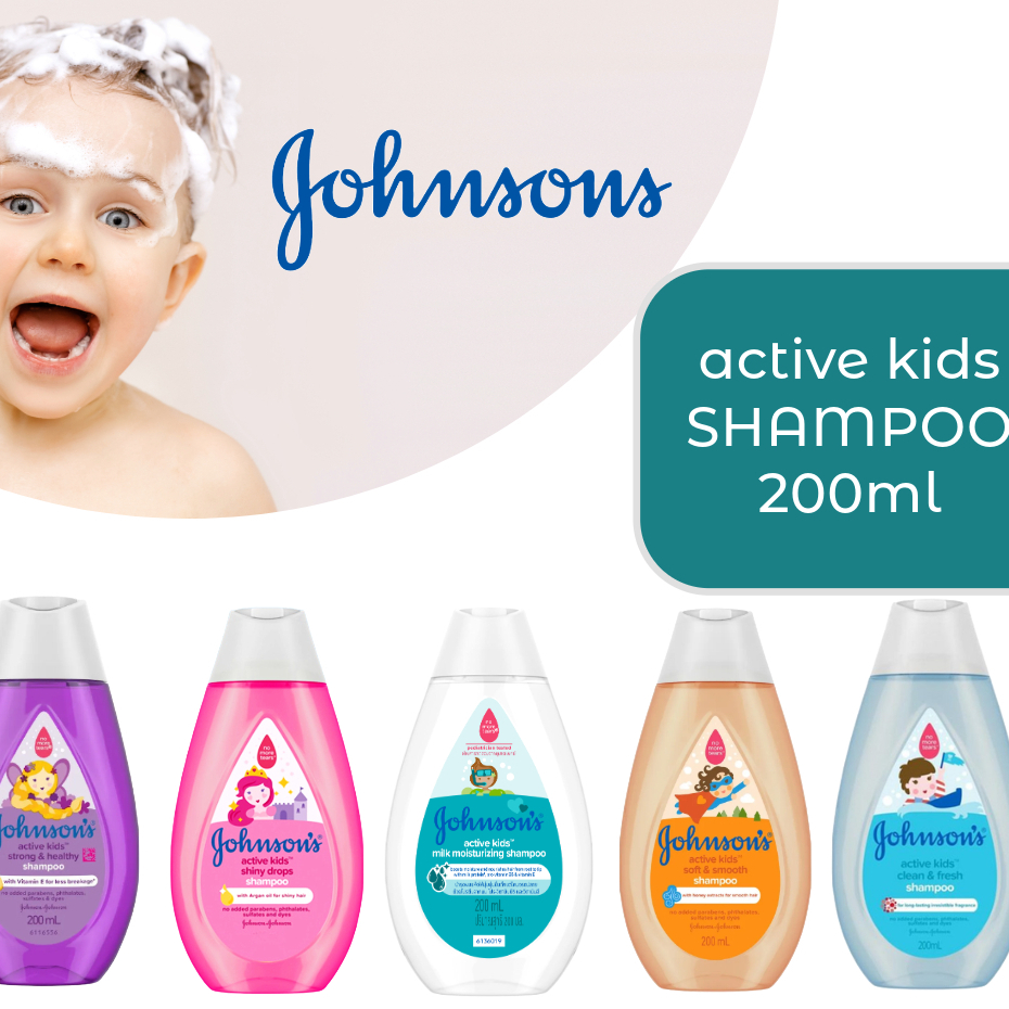 Johnsons Active Kids Shampoo 200ml | Shopee Philippines