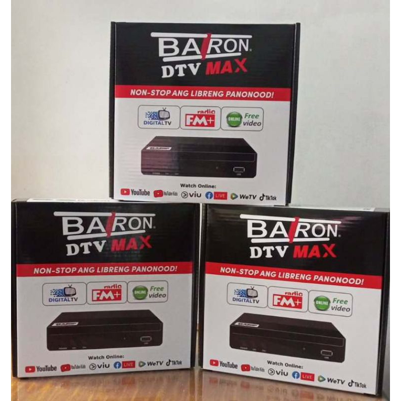 BPM BARON DTV MAX DIGITAL TV RECEIVER OR BARON BLACKBOX | Shopee Philippines