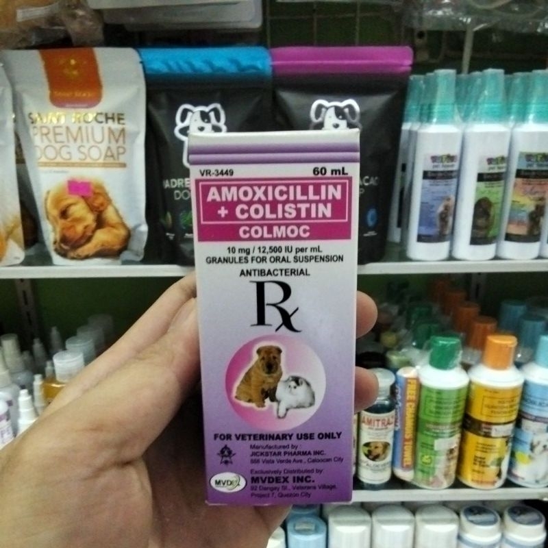 Amoxicillin+Colistin Colmoc 60ml | Shopee Philippines