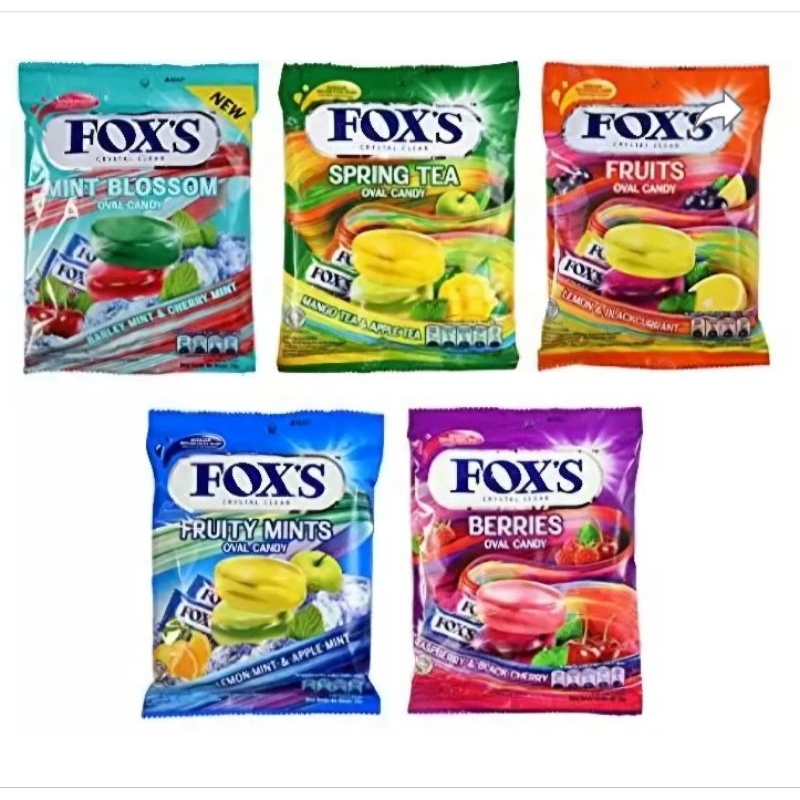 Fox's Crystal Clear Oval Candy Assorted 125g | Shopee Philippines