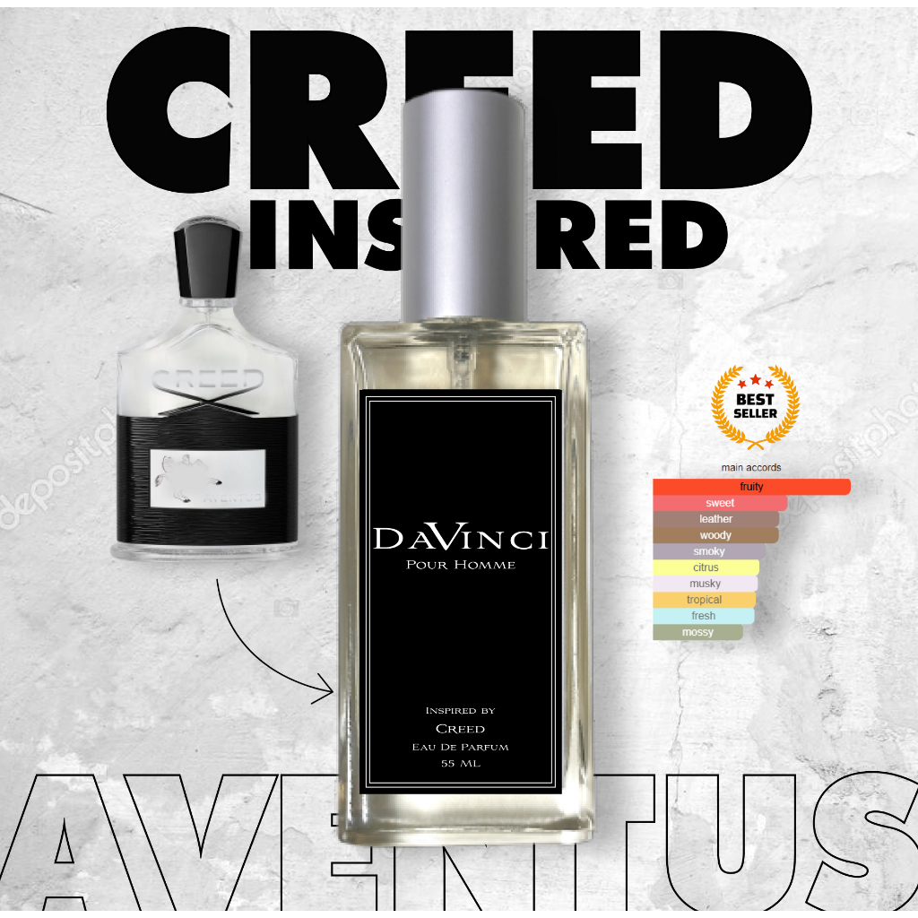 CREED AV*NTUS Inspired Perfume For Men by DAVINCI PARFUMS | Shopee ...