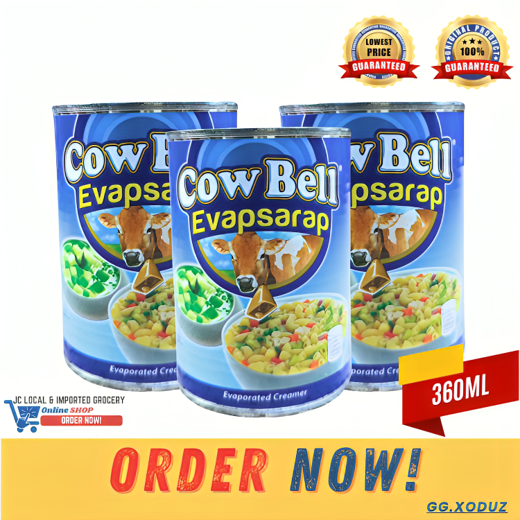 COW BELL Evapsarap 360ml Evaporated Creamer - Halal Certified | Shopee Philippines