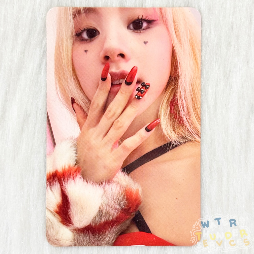 TWICE Formula Of Love FOL Album Photocard Chaeyoung Nails Kuko [ONHAND & OFFICIAL] | Shopee ...