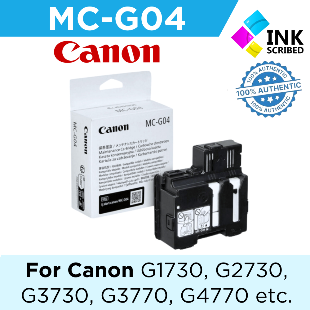Genuine Canon Maintenance Cartridge MC G04 for Canon G1730 G2730 G3730 G4770 MC-G04 | Shopee ...