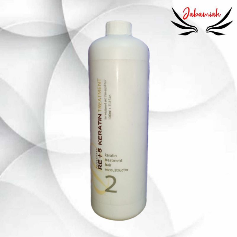 New RE+5 Keratin Treatment Hair Reconstructor 1000ml | Shopee Philippines