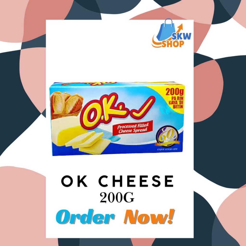 OK O.K. Cheese Processed Filled Cheese Spread) (200G)Can be use in ...