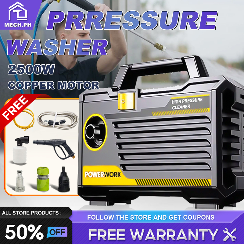 REAIM High Pressure Washer Heavy Duty Portable High Power Washing ...