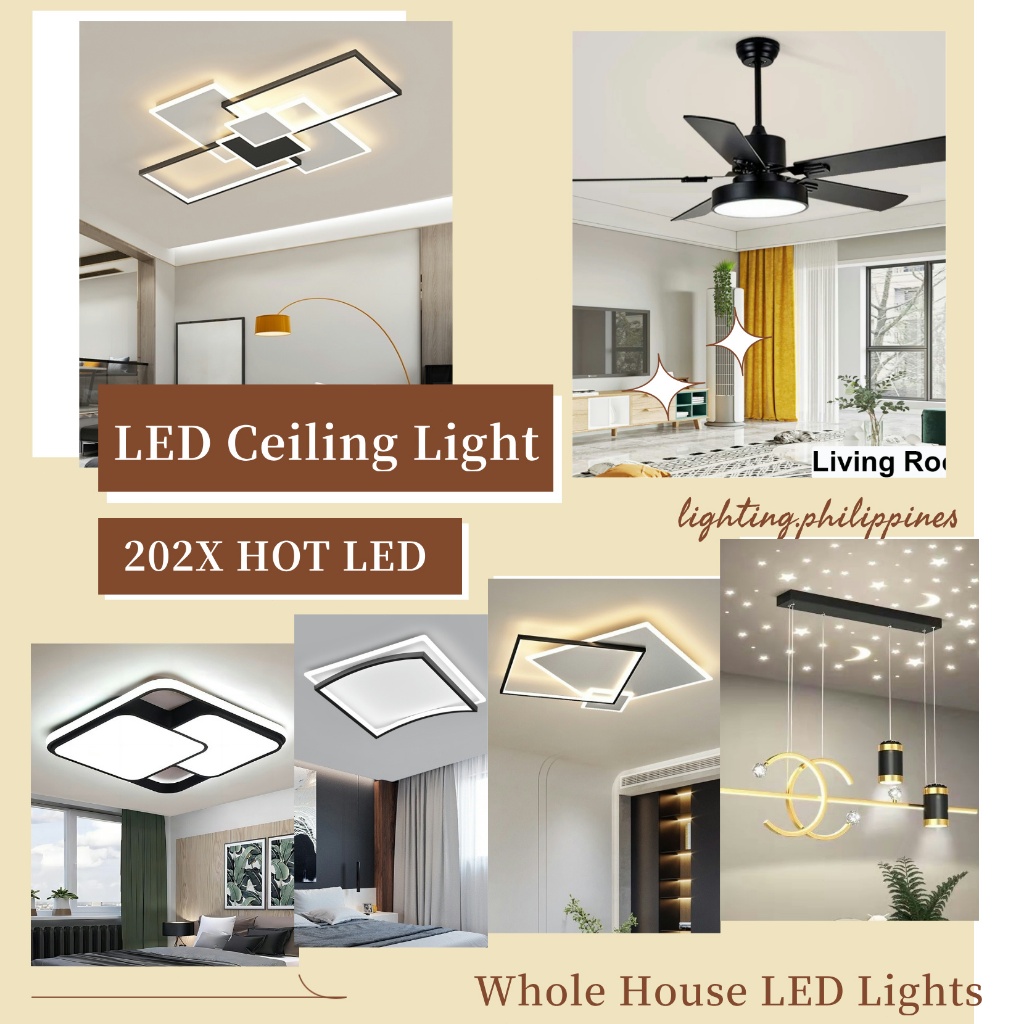 LED 3 color adjustable Nordic chandelier ceiling lamp aisle corridor ...