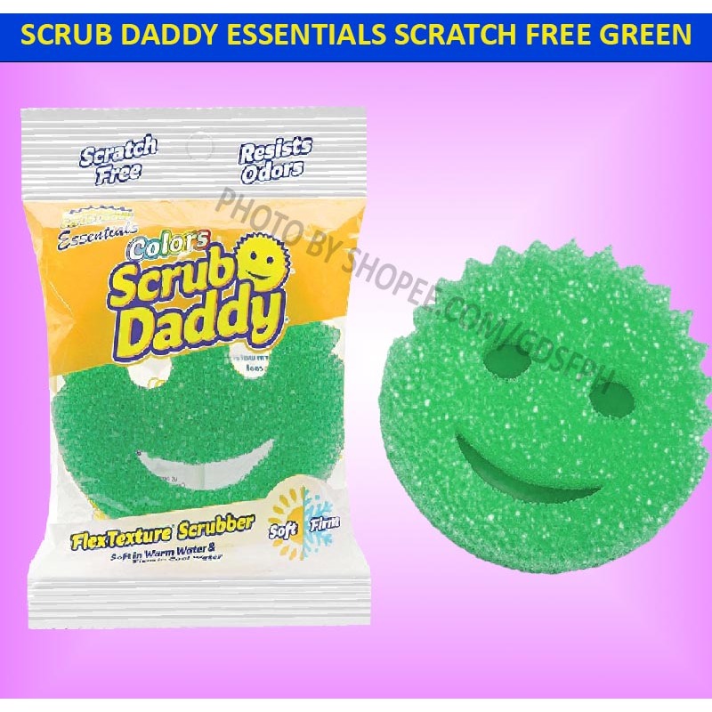 Scrub Daddy Essentials Colors FlexTesture Scrubber Green gdS41207 ...