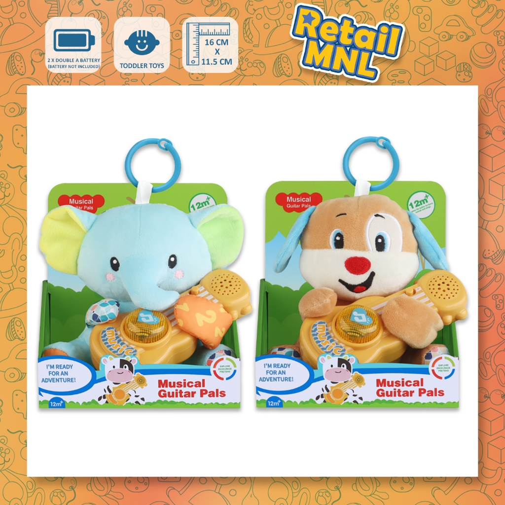 Retailmnl Little Animal Pals Interactive Animal Musical Plush Toy Baby ...