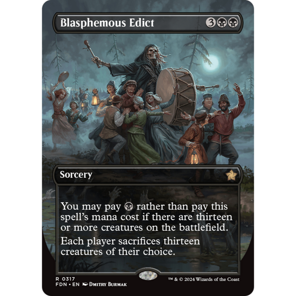 blasphemous-edict fdn-317 Proxy Playtest Card | Shopee Philippines