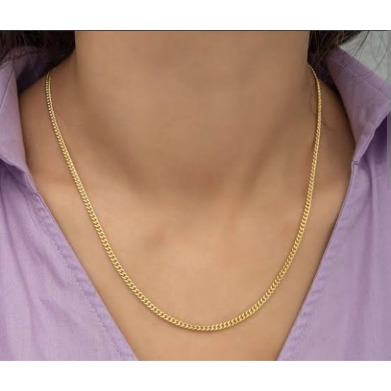 Cadena Chain 20 inch manipis | Shopee Philippines