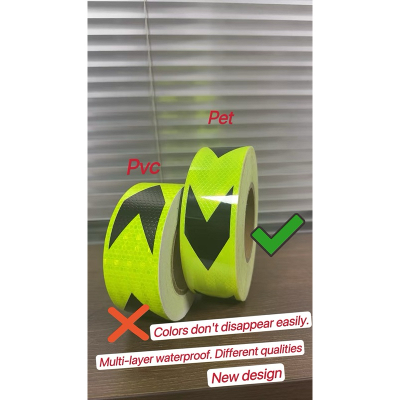 3M Pet Reflective warning tape 3m 5m 10m Multi-layer protection against fading | Shopee Philippines