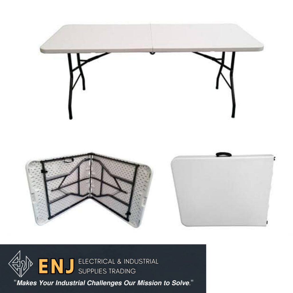 4ft 5ft 6ft Heavy Duty Foldable Long Tables Premium Quality Lifetime ...