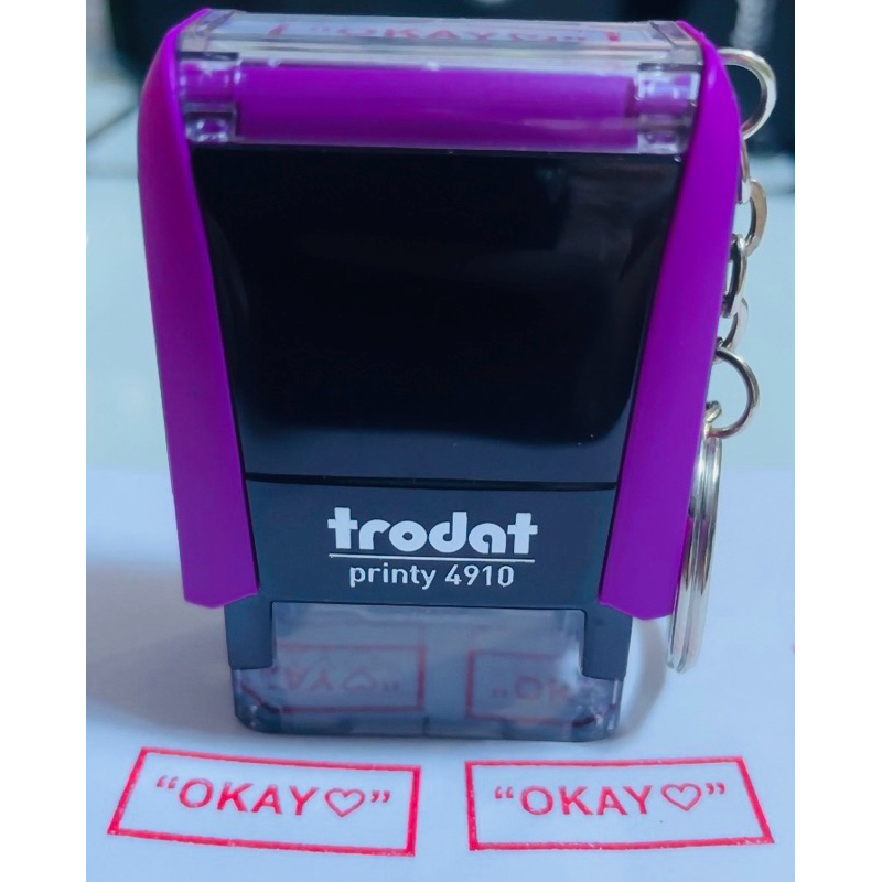TRODAT 4910 PRINTY NAME SIGNATURE LOGO | Shopee Philippines