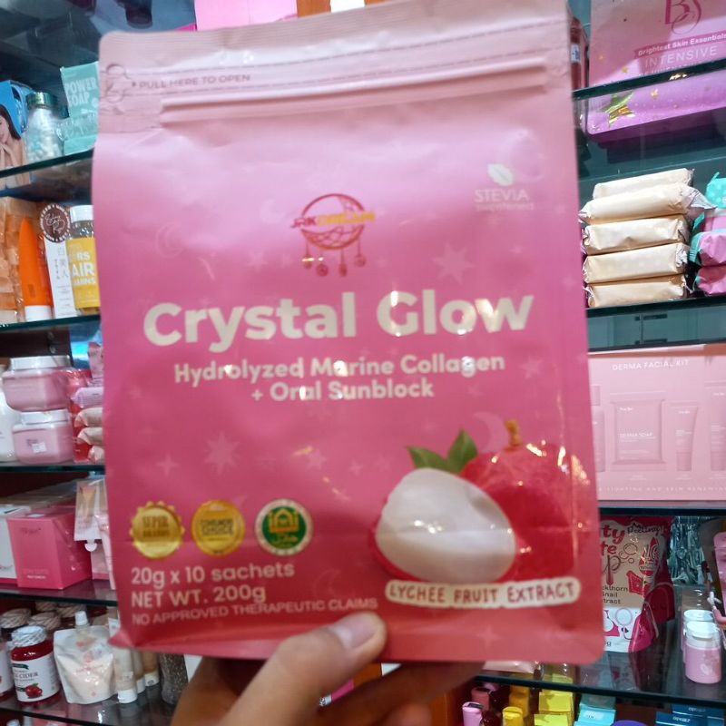 Crystal Glow Lychee Fruit Extract new packaging | Shopee Philippines