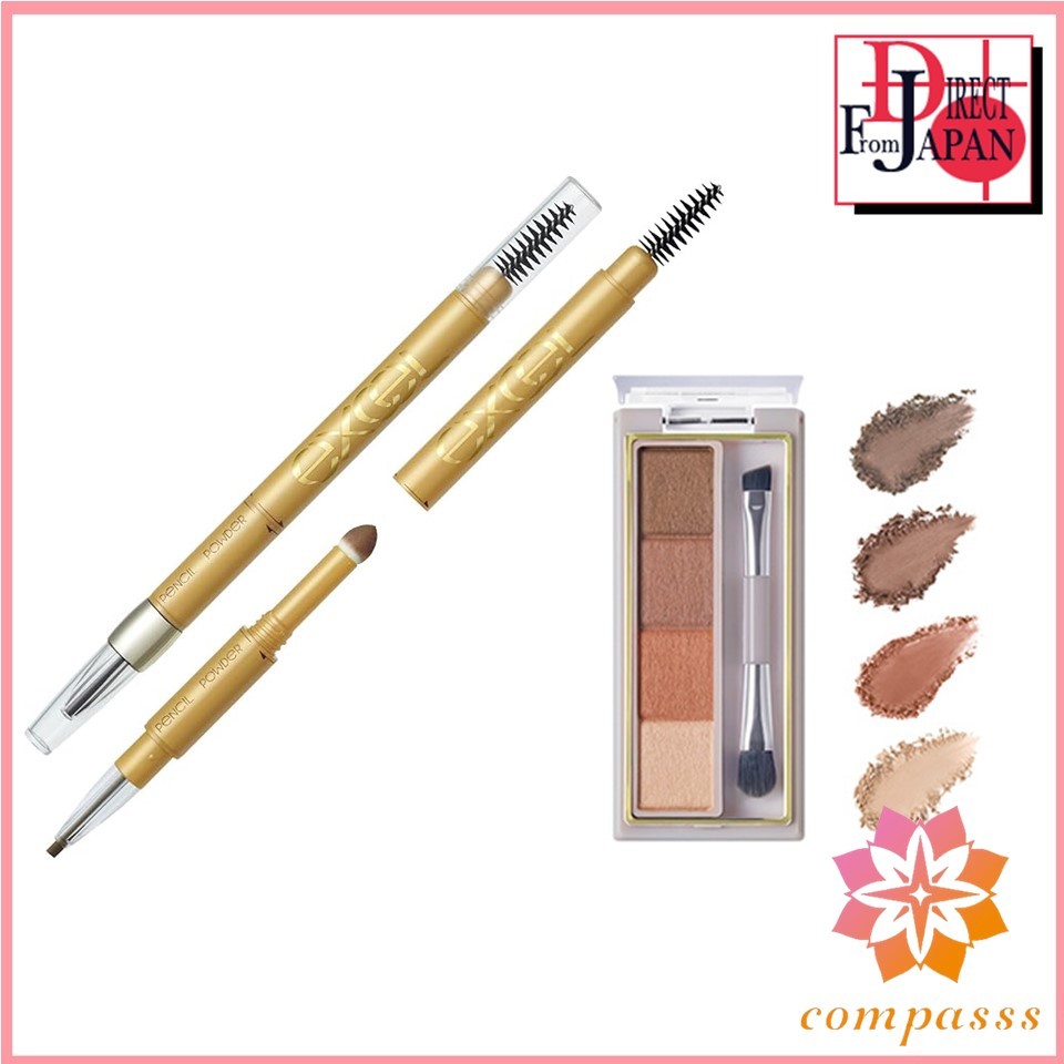 excel Powder & Pencil Eyebrow EX / Color Edit Powder Brow | Shopee ...