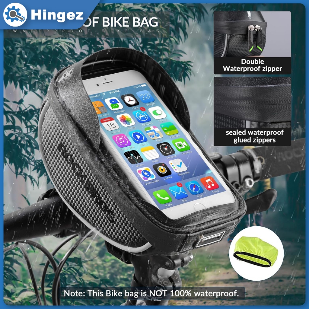 Hingez Bicycle Bag 1L Frame Front Top Tube Bike Bag Handlebar Mtb Touch ...