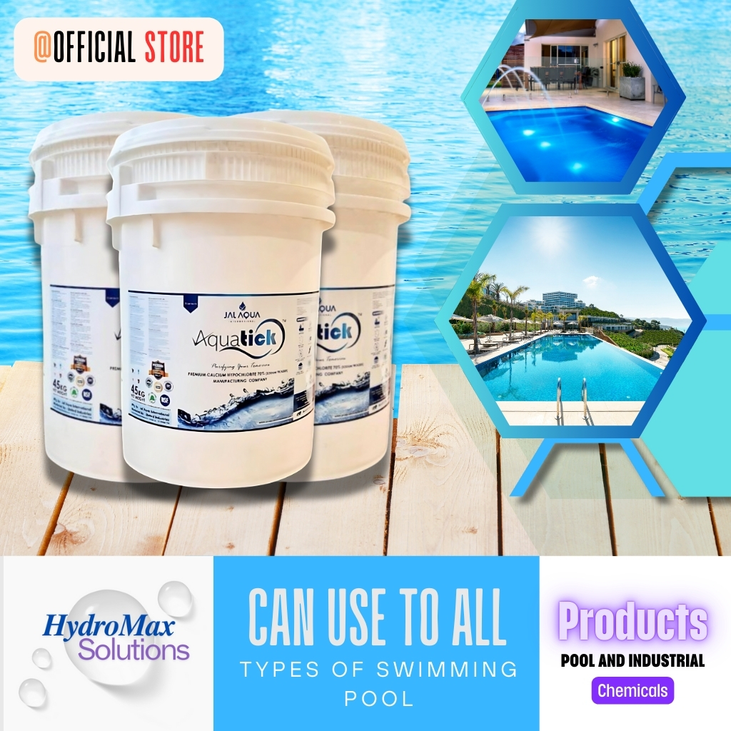 AQUATIC INDIA CHLORINE 45KG DRUM | Shopee Philippines