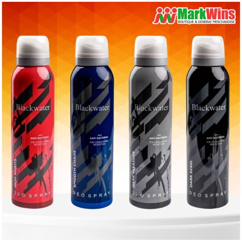 Black Water Deo Spray for Men 150ml | Shopee Philippines