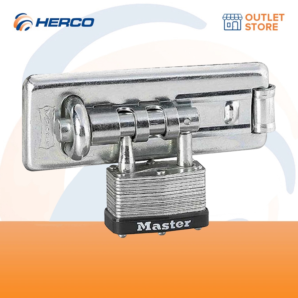Master Lock No. 450D Hasp and Padlock (Minimal Damage in Packaging ...