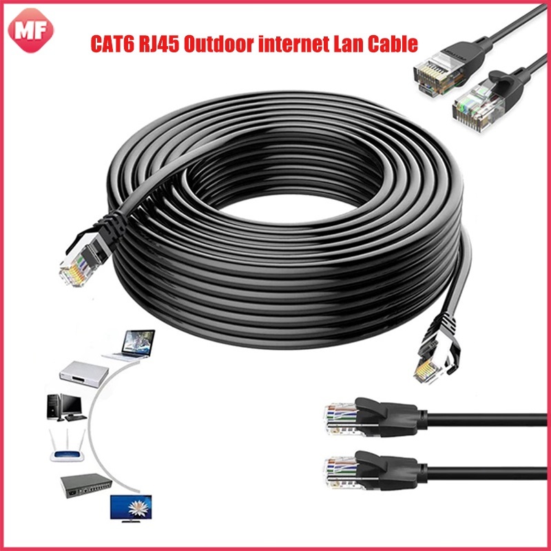 3M/5M/10M/20M/30M/40M/50M rj45 cat6 outdoor etwork Cable UTP Ethernet Cable 1000Mbps Network ...