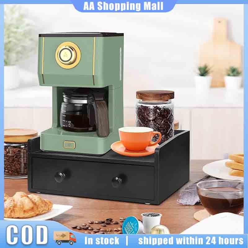 Coffee Cup Drawer with Drawer Multi-Grid Coffee Storage Stand Space ...