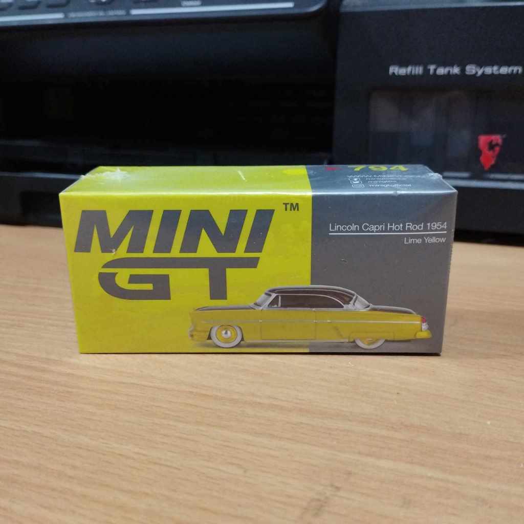 Mini GT #794 Lincoln Capri Hot Rod 1954 (Lime Yellow) | Shopee Philippines