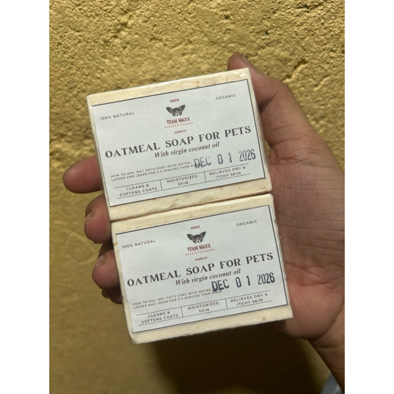 100g Oatmeal soap w/ vco for cats and dogs | Shopee Philippines