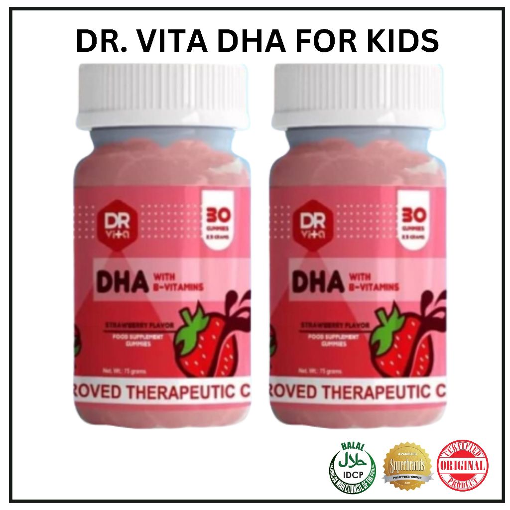 Dr. Vita DHA for kids with B-Vitamins (Twin Pack) | Shopee Philippines