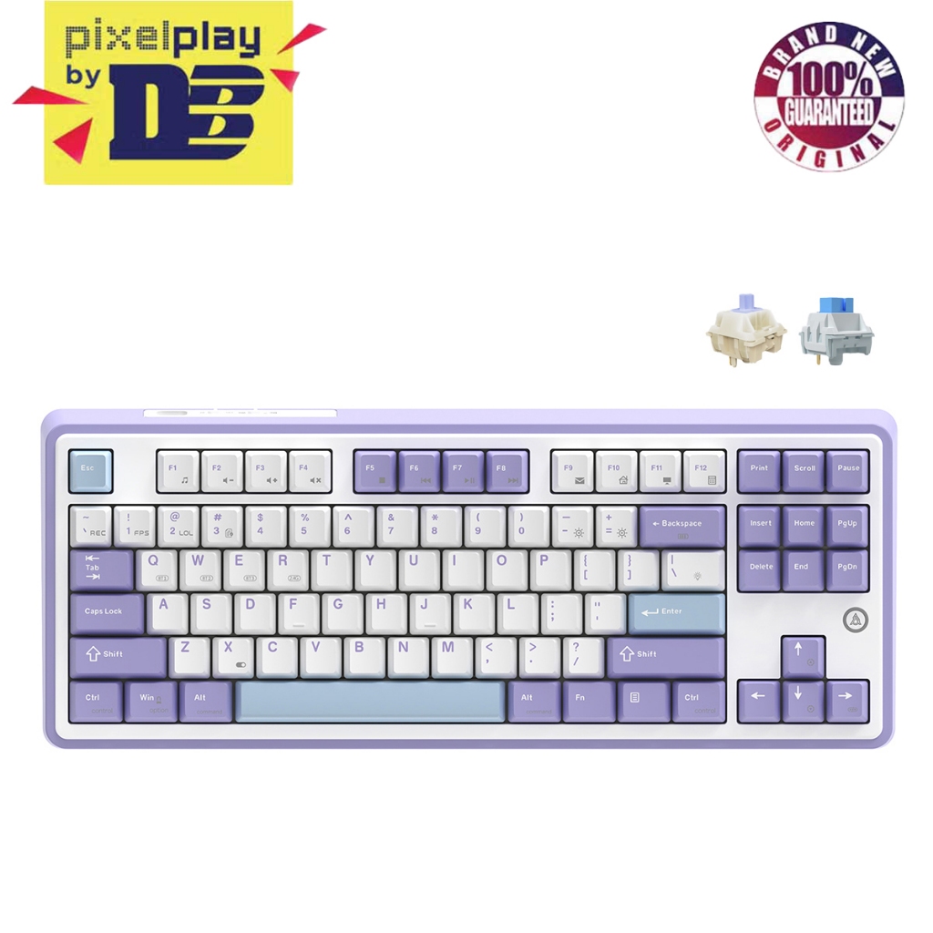 Ajazz AK870 RGB Tri-Mode 87-Keys TKL Gasket-mounted Hot Swappable ...