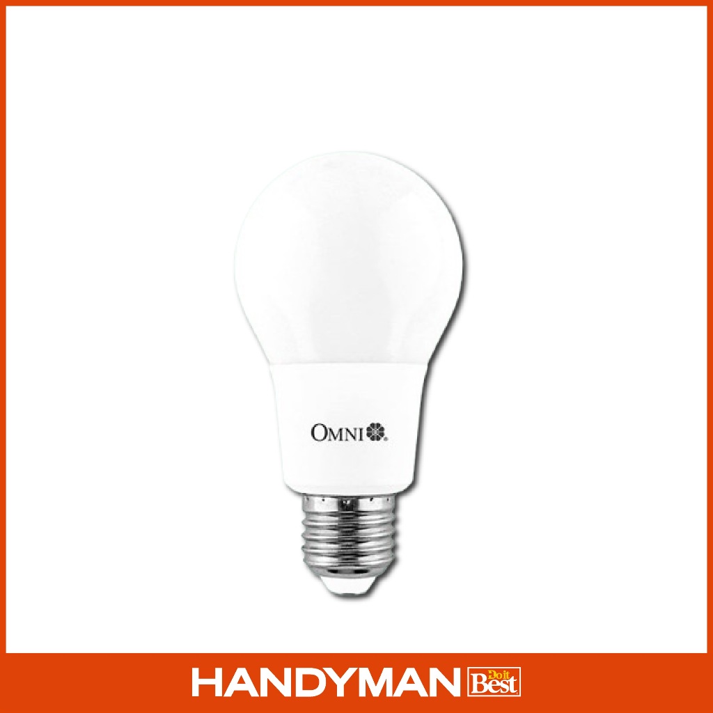 Omni LED Lite A65 Bulb E27 Base 12 Watts Daylight (LLA65E27-12W-DL ...