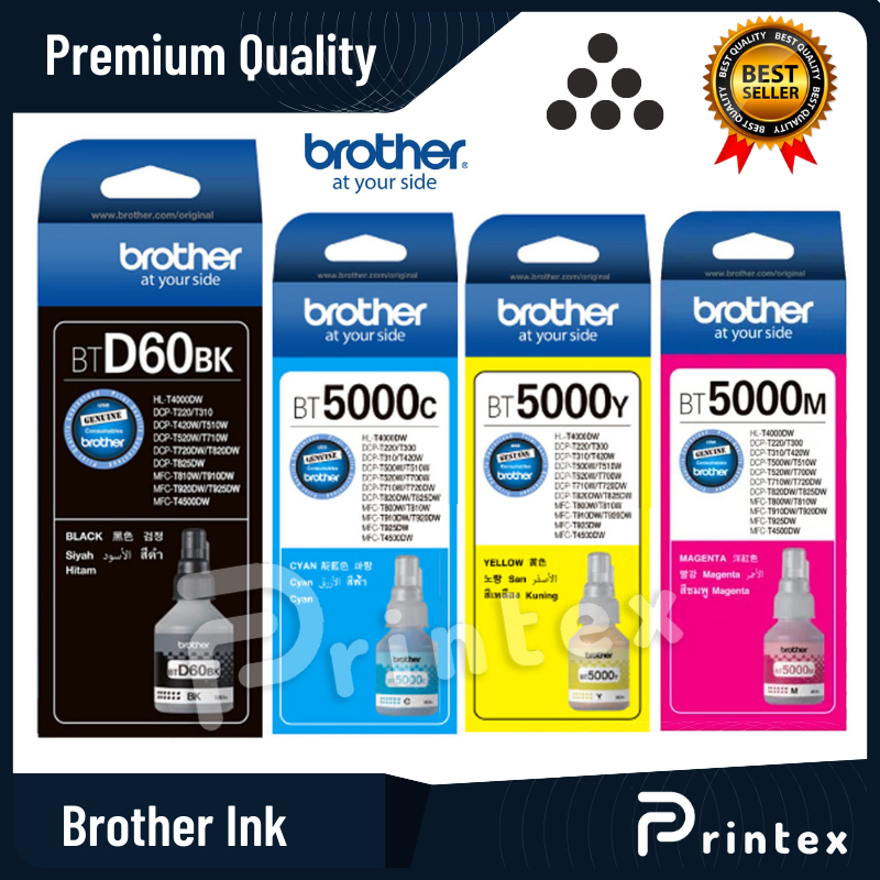 Premium Ink BTD60Bk BT5000 BT6000 for DCP-T300 DCP-T31 DCP-T420W DCP ...