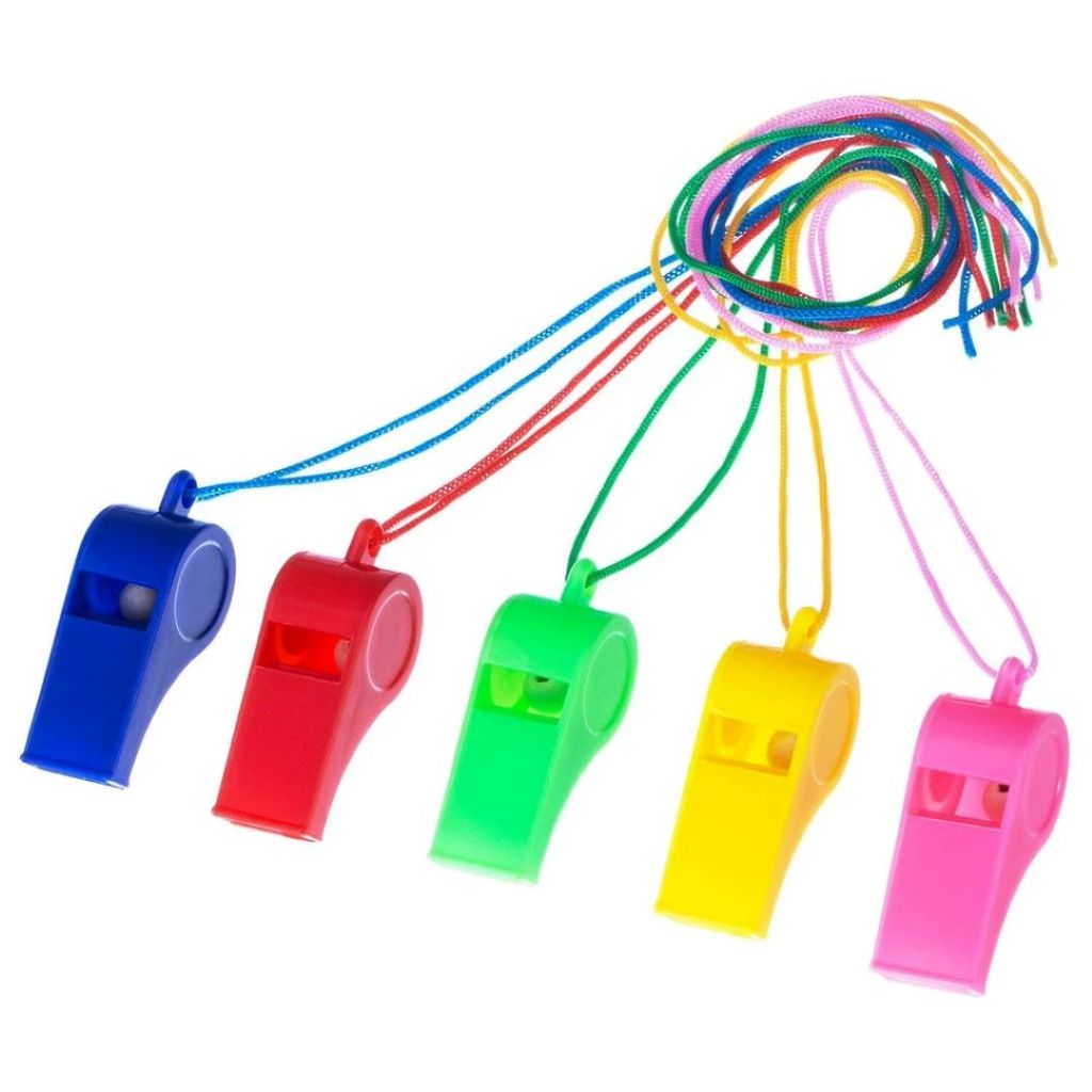 Shunxing888 1 Pcs Colorful Plastic Whistle Emergency Camping Party ...