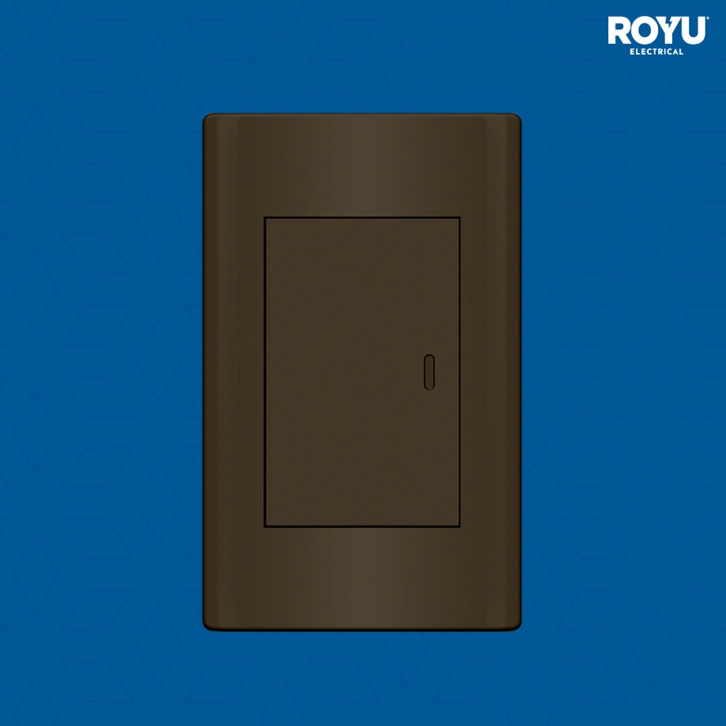 ROYU Plano 1 Gang Switch Set - Dark Gray | Shopee Philippines