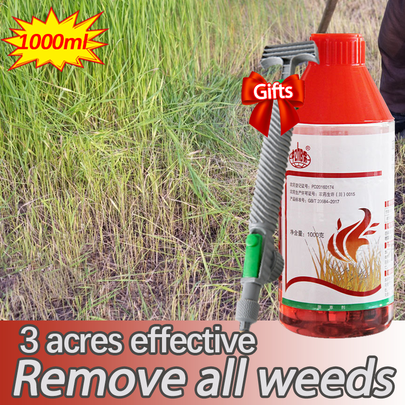 3 acres effective kill grass herbicide 1L herbicide grass killer ...