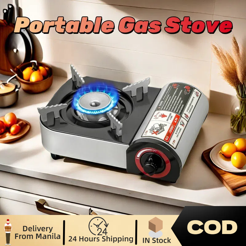 【COD】Mini Portable Multifunctional Butane Gas Stove Set Camping ...
