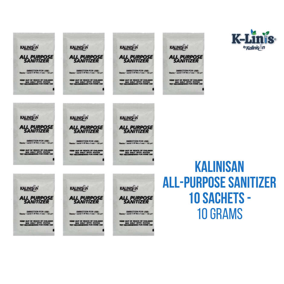Kalinisan All Purpose Sanitizer Powder 10 Sachets (10 grams each, Floor ...