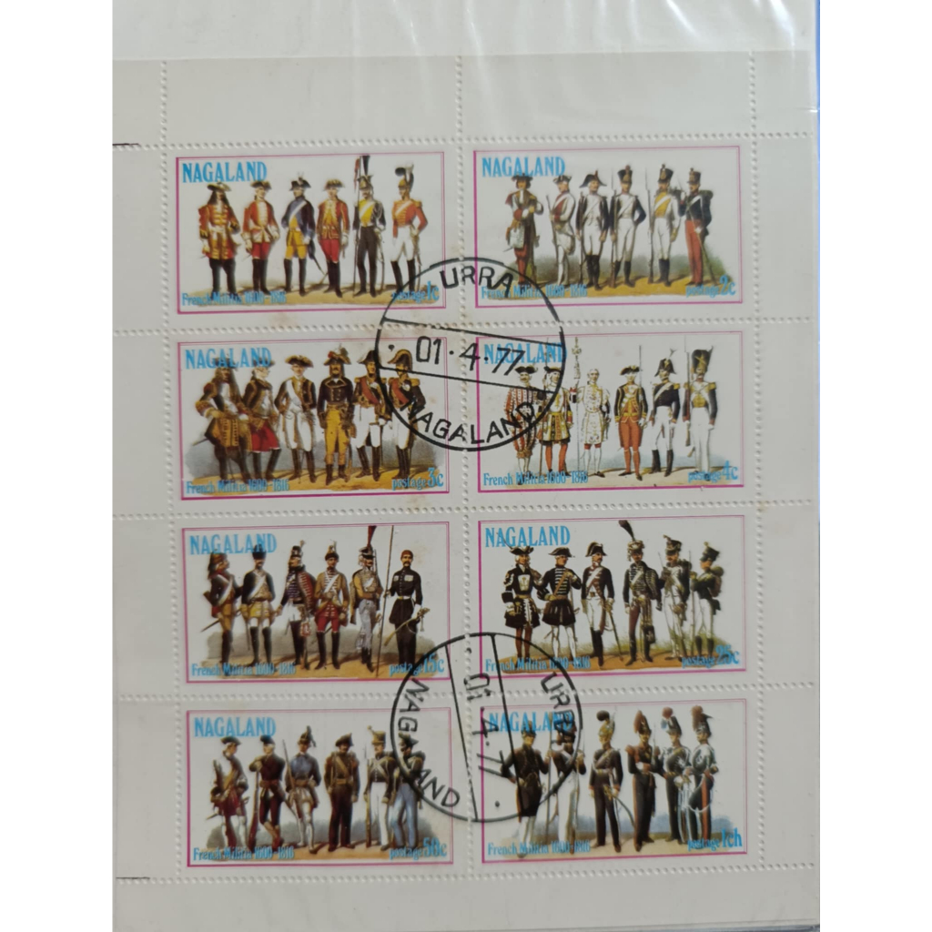 Military Officer Uniform 1977 French Military 1600-1816 Stamps | Shopee ...