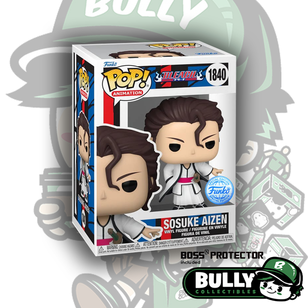 Funko POP! Animation: Bleach - Sosuke Aizen (FSE) 1840 With Boss ...