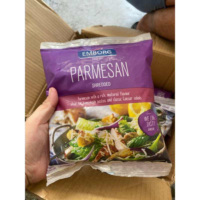 EMBORG PARMESAN SHREDDED CHEESE | Shopee Philippines